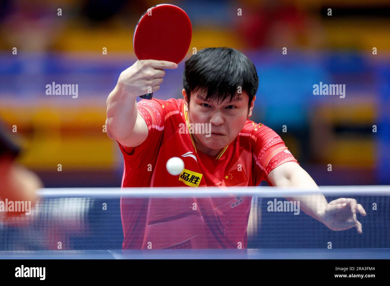 Zagreb, Croatie. 30th juin 2023. Fan Zhendong de Chine rivalise contre Oh Junsung de Corée du ...