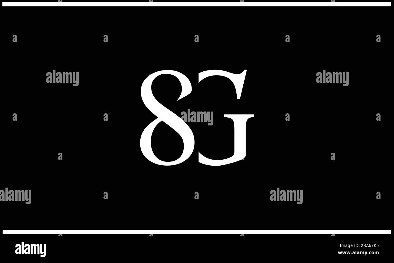 Logo des initiales sg Banque d'images vectorielles - Page 2 - Alamy