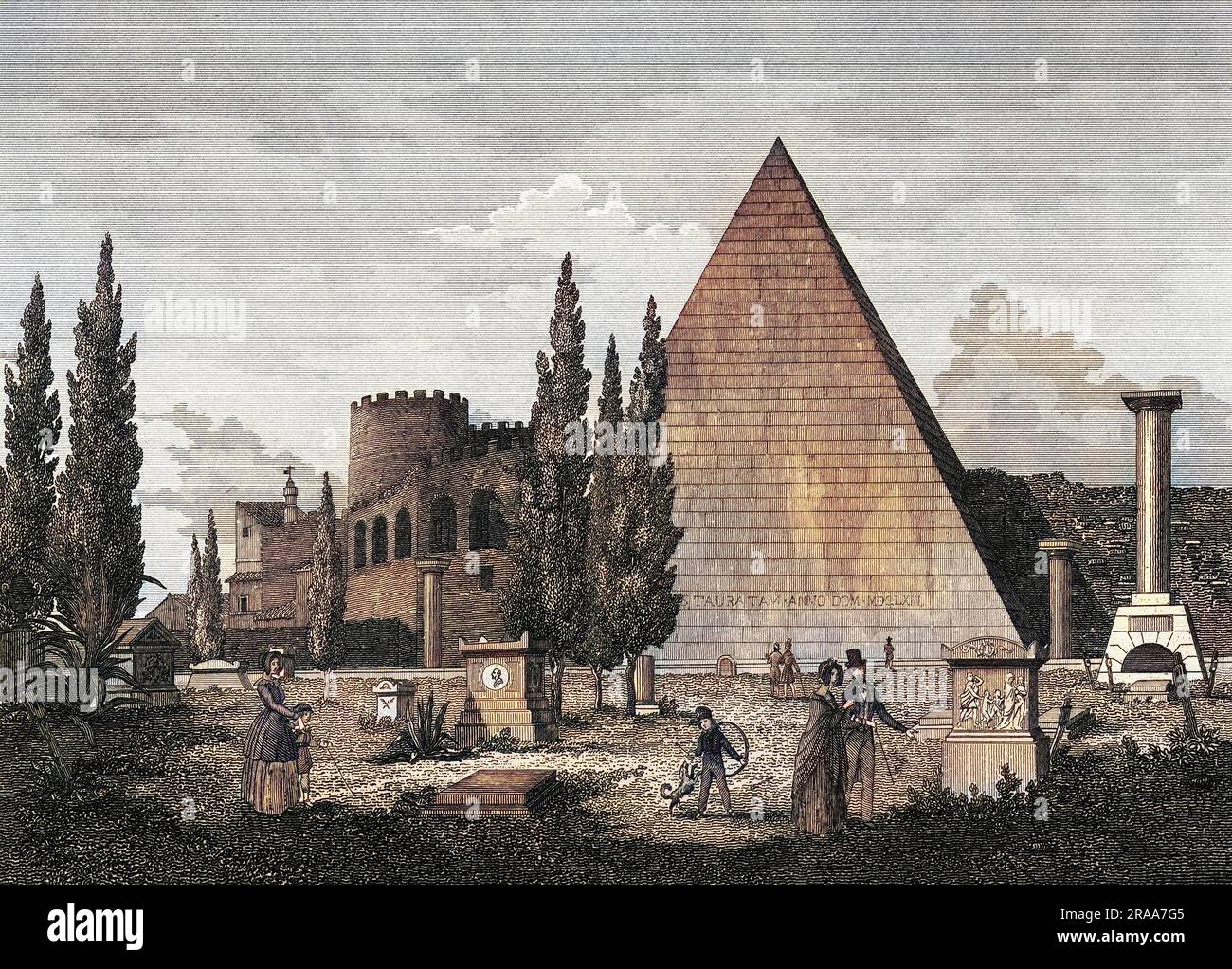 Piramide caio cestio porta san paolo Banque de photographies et d ...