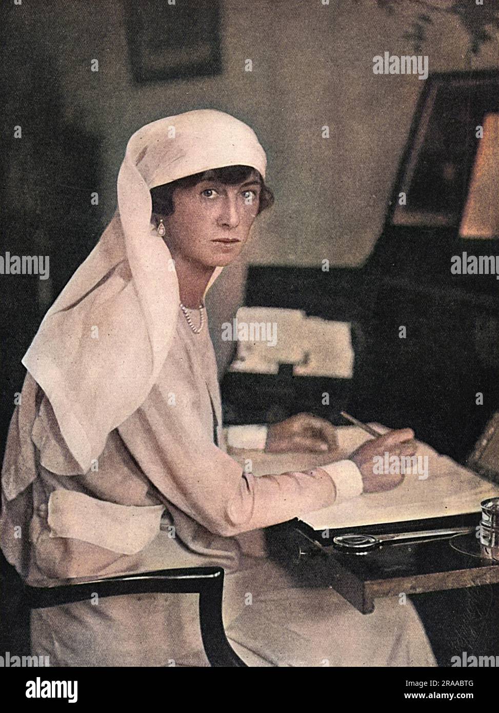 Lady Furness, anciennement Ada Daisy Hogg, première femme de Marmaduke ...