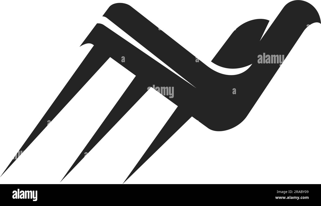 modèle de logo fast. Icône Illustration identité de la marque ...
