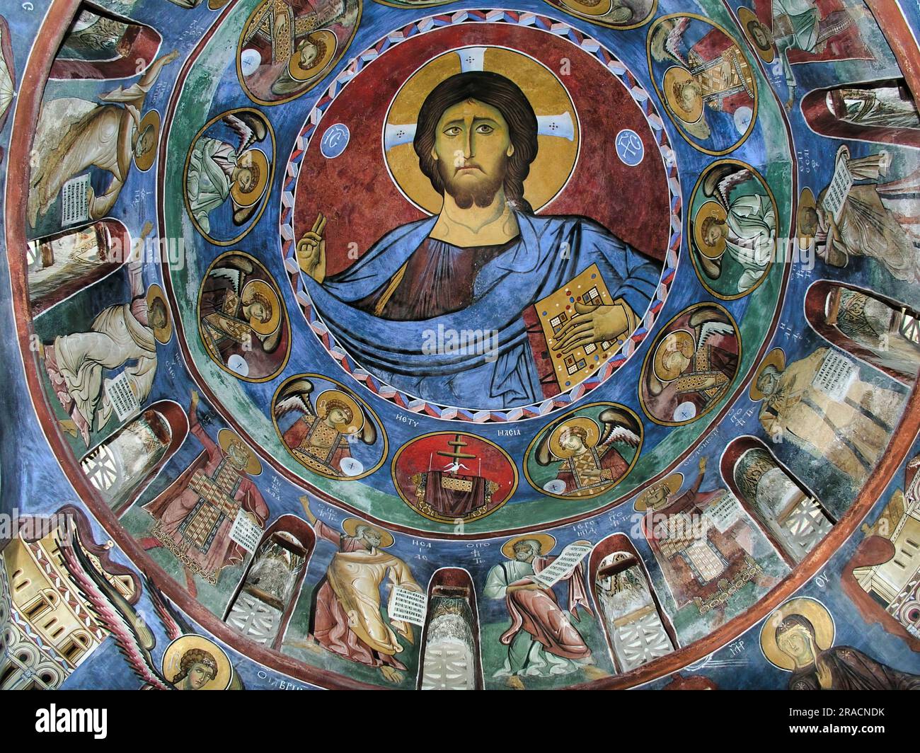 Les fresques de l'orthodoxe - byzantine - la Panagia tou Araka, ou ...