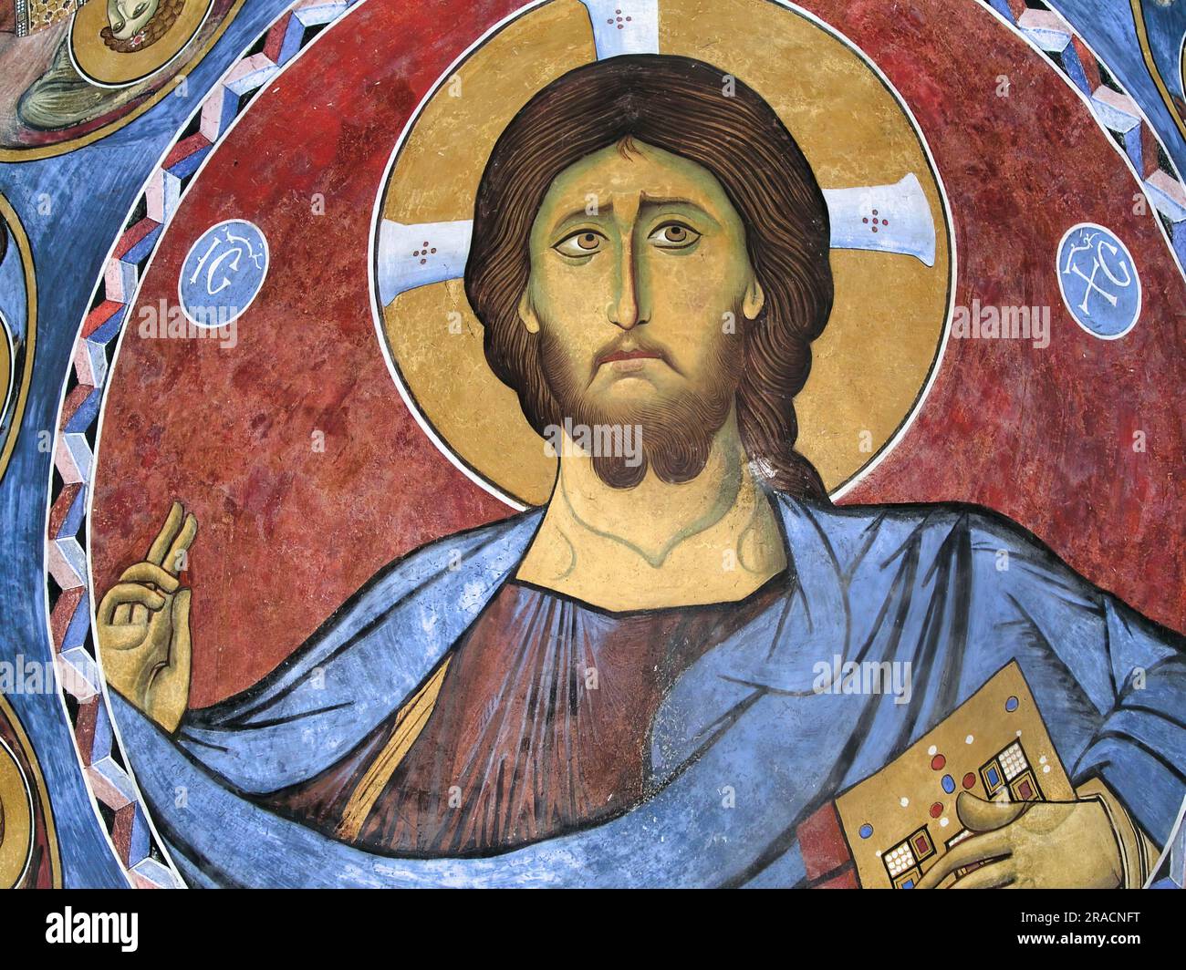Les fresques de l'orthodoxe - byzantine - la Panagia tou Araka, ou Arakos (Chypre) - Pantocrator ...
