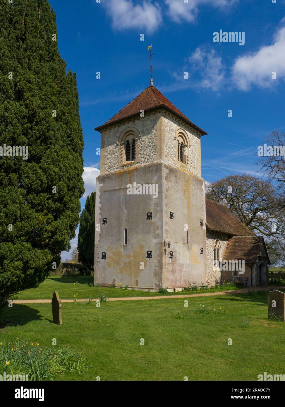 Église St Mary's Winchfield Hampshire, St. Mary's se trouve dans le ...