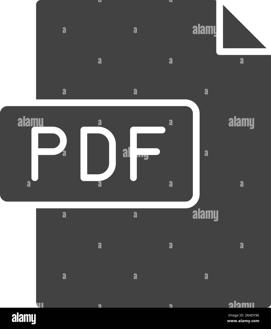 Symbole pdf Banque d'images noir et blanc - Page 2 - Alamy