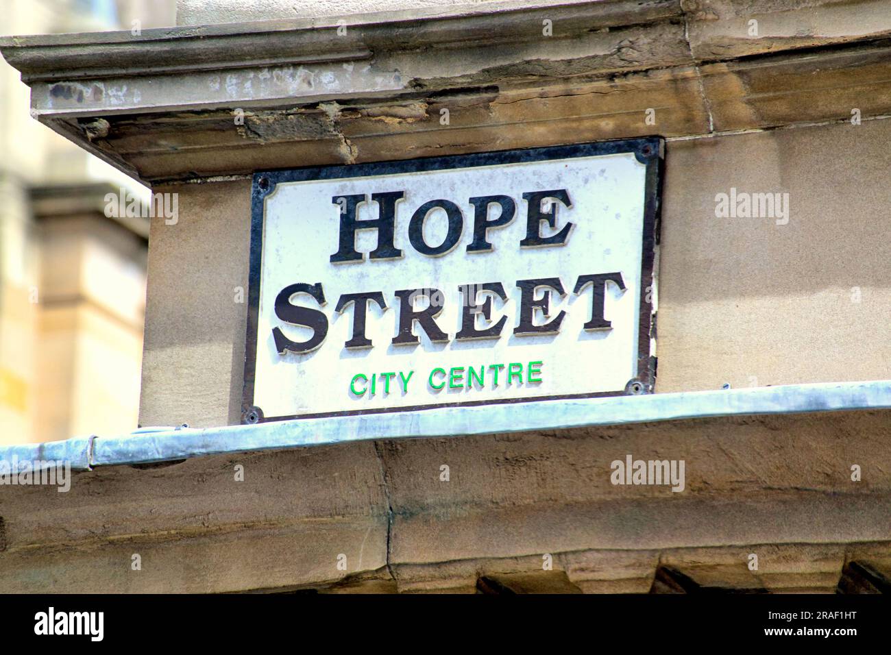 Glasgow street sign Banque de photographies et d’images à haute ...