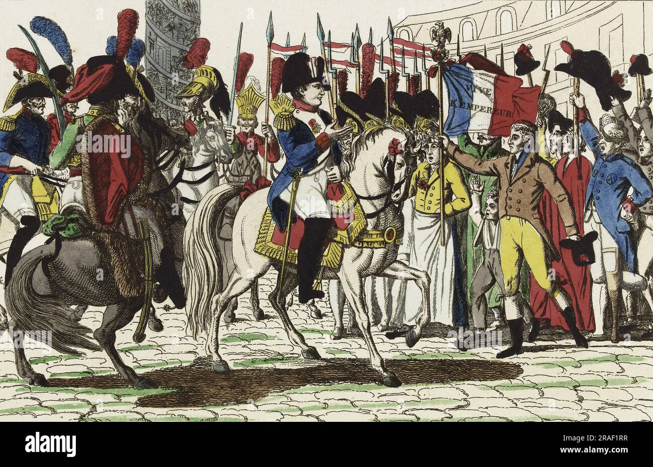 Napoléon et le retour de l’île d’elbe Banque de photographies et d ...