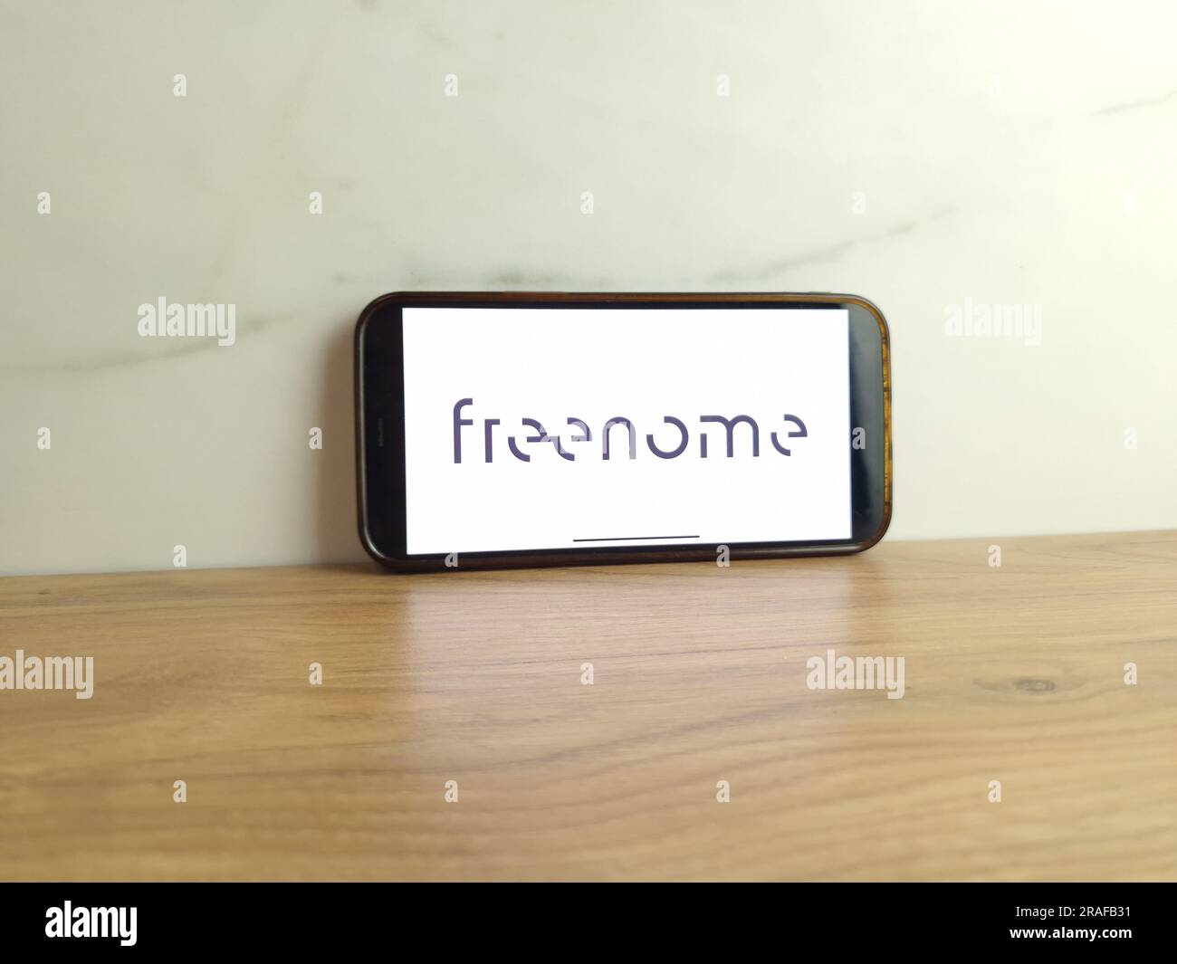Logo freenome Banque de photographies et d’images à haute résolution ...