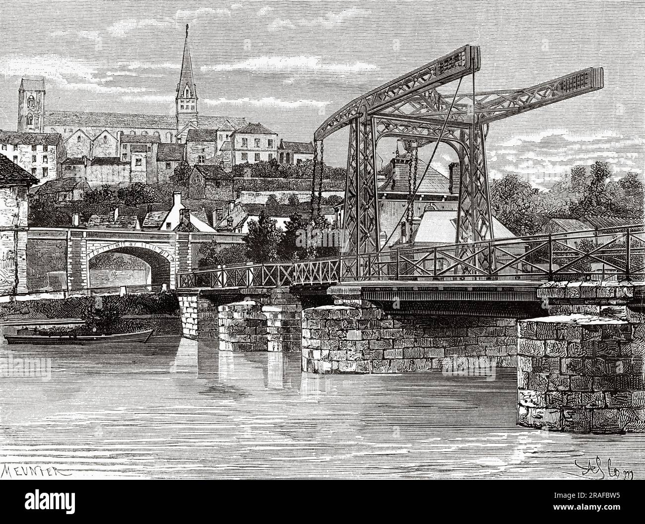 Village de Lobbes, province de Hainaut. Belgique, Europe. Voyage en ...