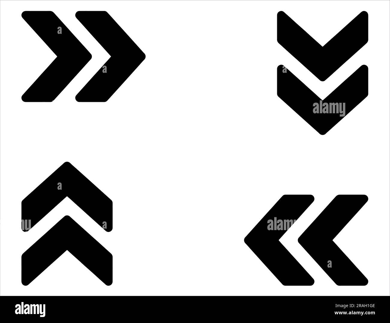 Logo chevron Banque d'images vectorielles - Alamy
