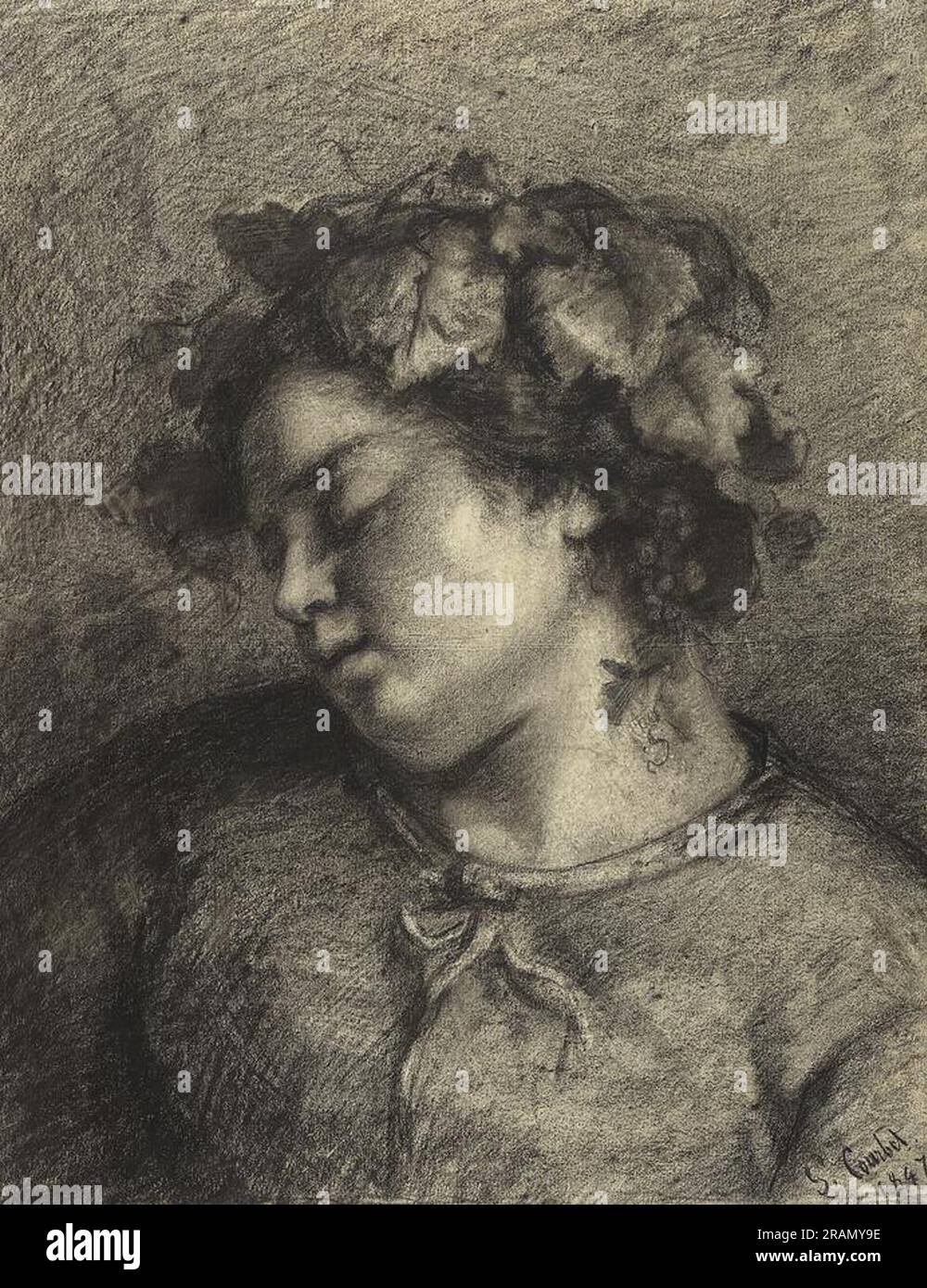 La bacchante courbet Banque de photographies et d’images à haute ...