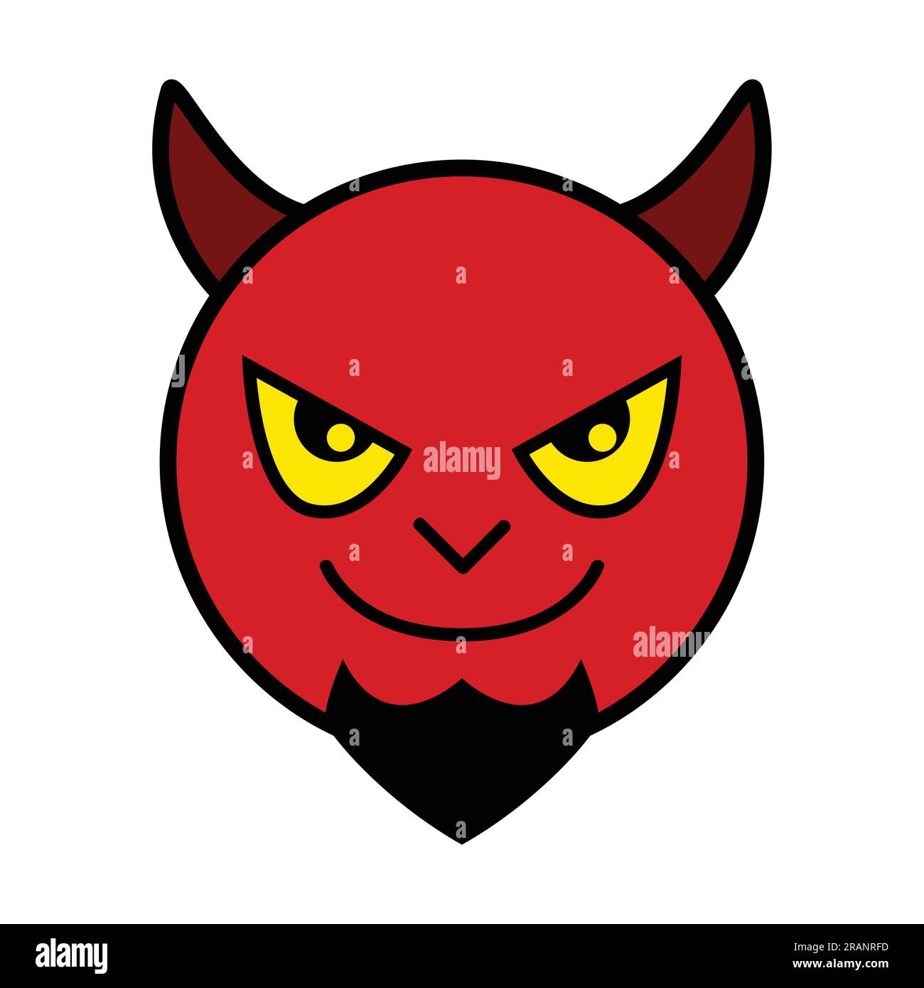 Diable rouge Banque d'images vectorielles - Alamy