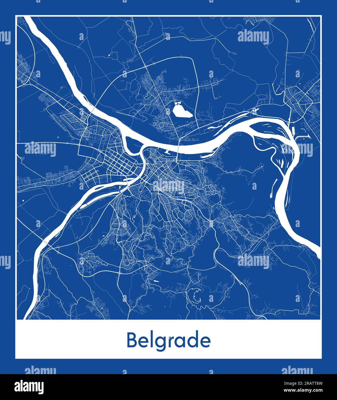 Affiche de la serbie Banque d'images vectorielles - Alamy