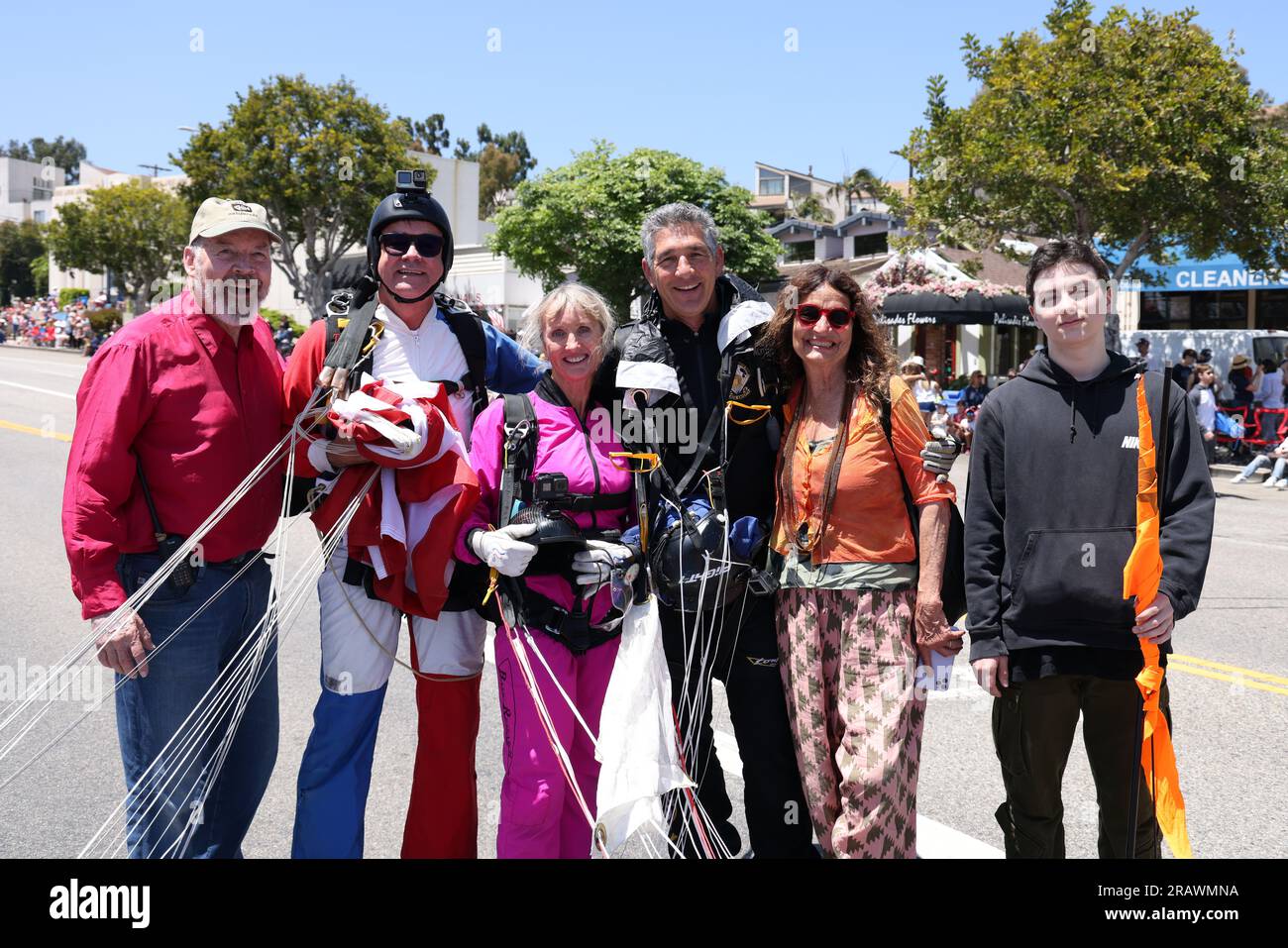 Pacific Palisades, Californie, États-Unis. 4 juillet 2023. Membres de l ...