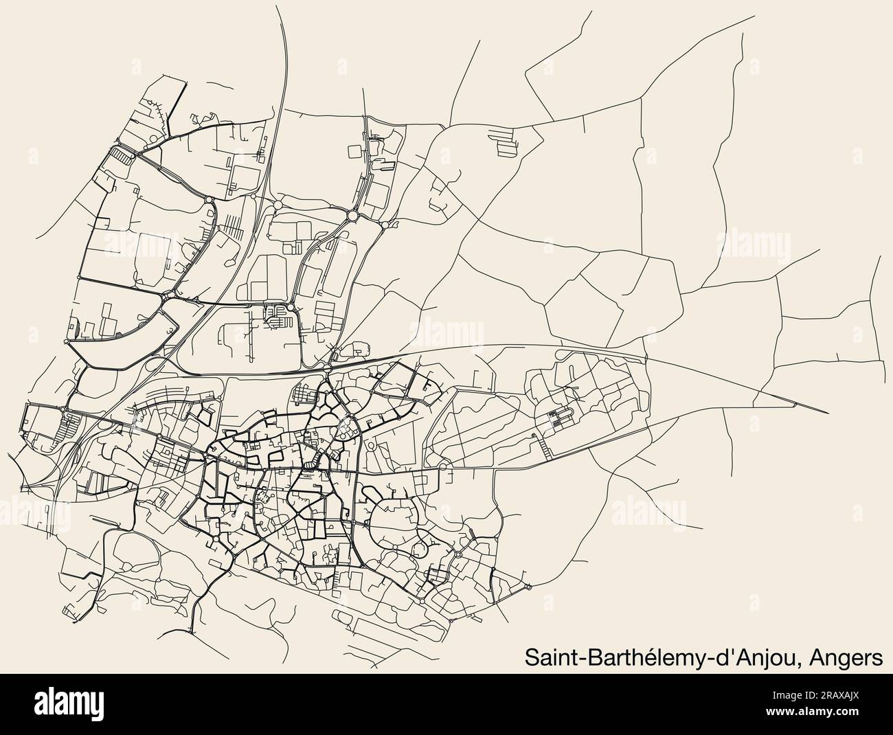 Saint barthelemy danjou Banque d'images vectorielles - Alamy