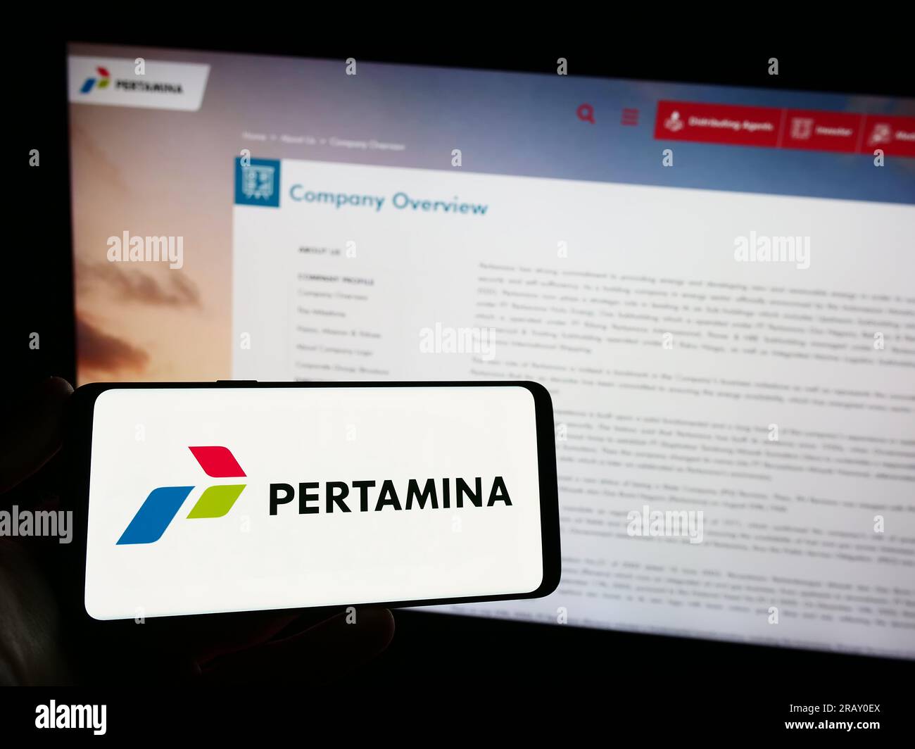 Logo pt pertamina Banque de photographies et d’images à haute ...