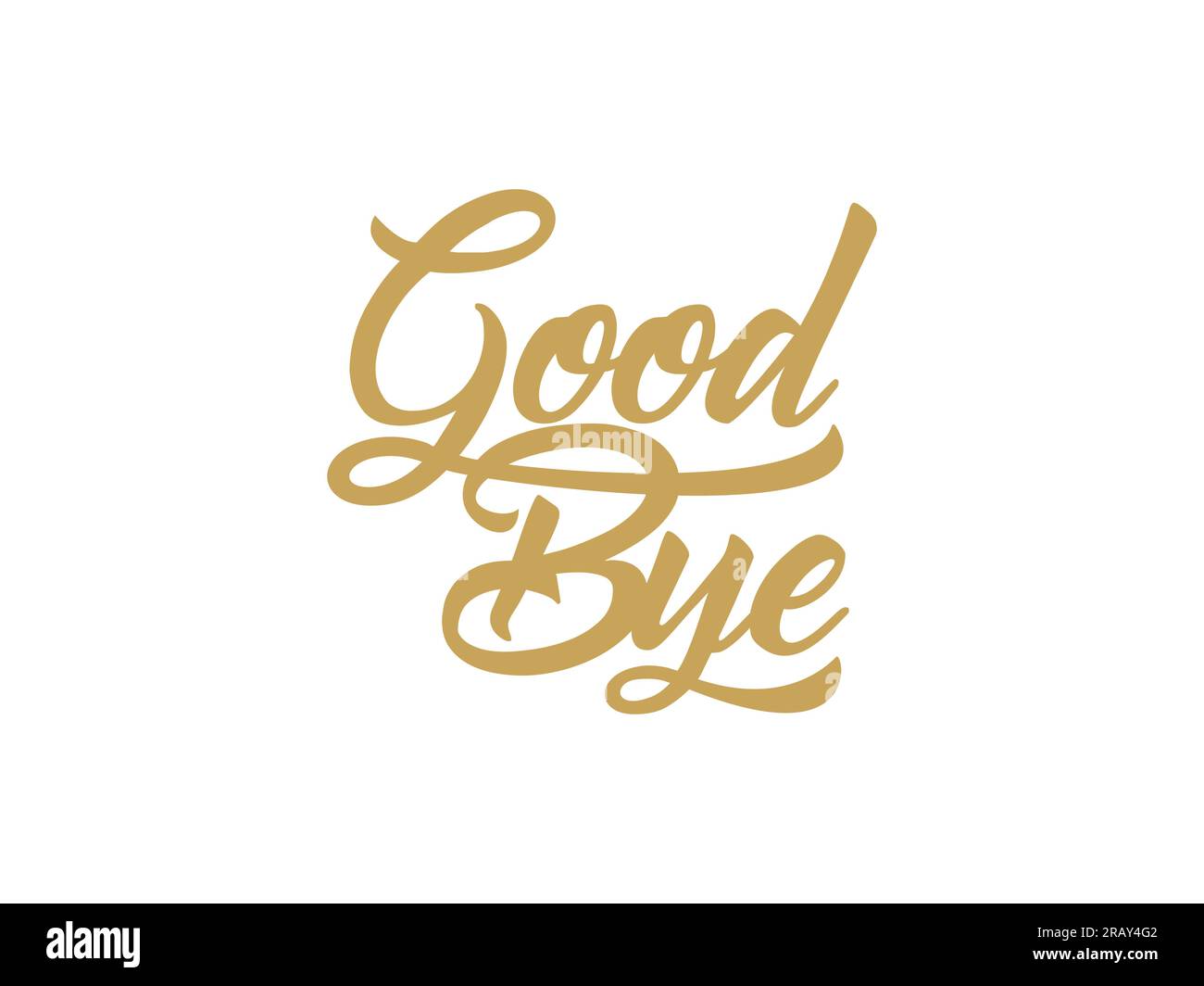 Saying good bye Banque d'images vectorielles - Alamy