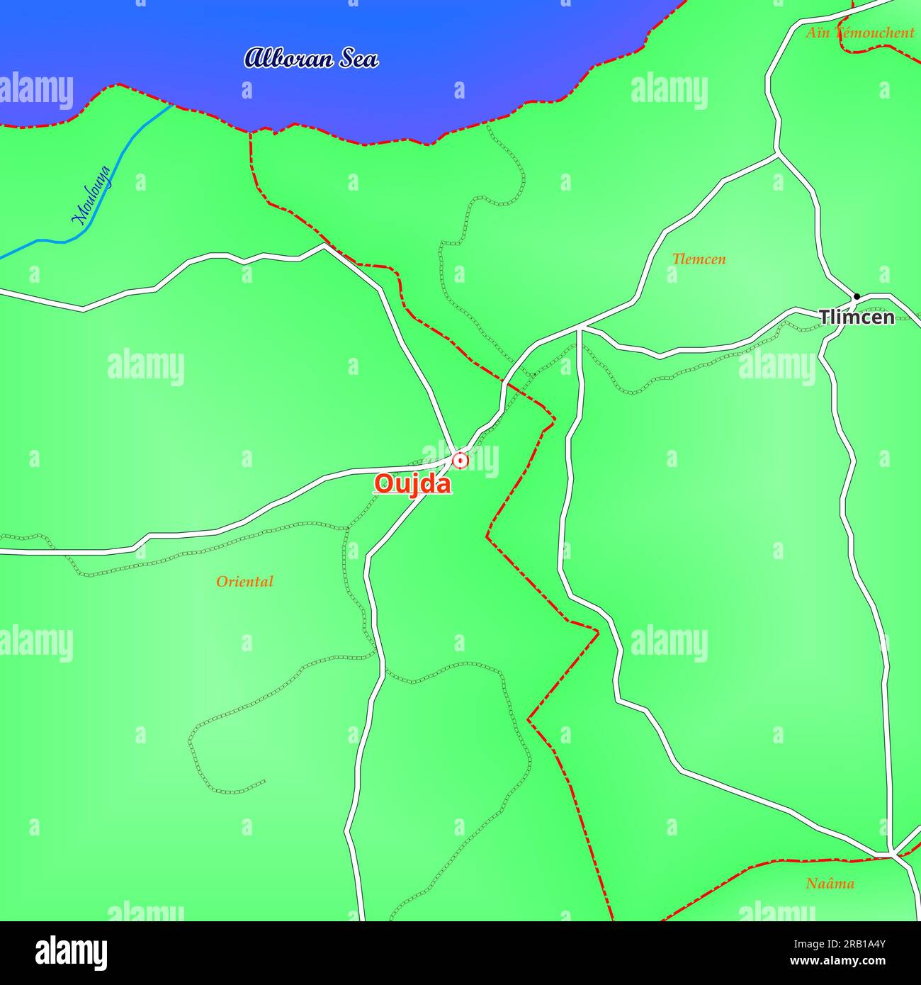 Maroc map plan Banque de photographies et d’images à haute résolution ...