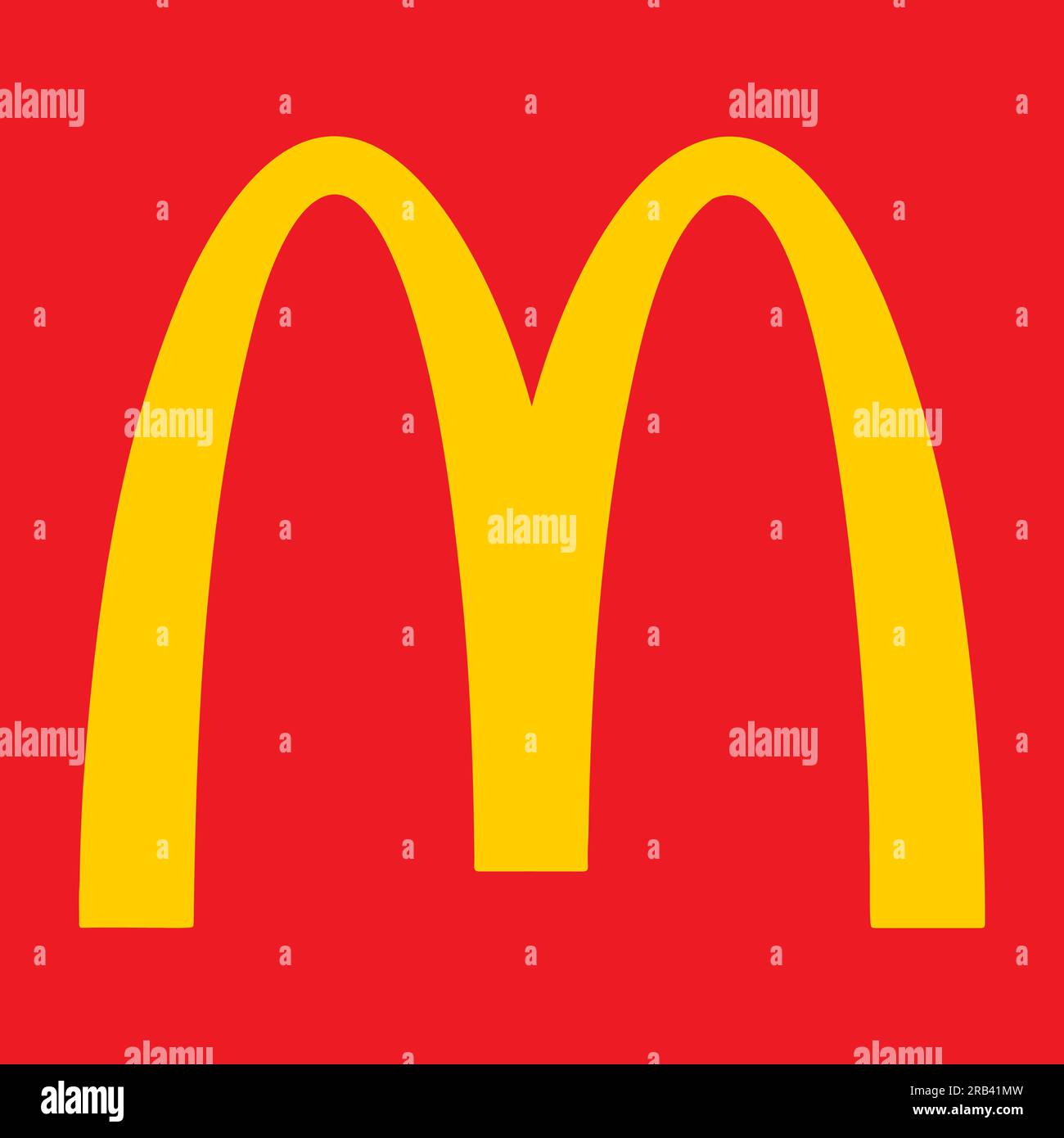 Mcdonalds logo restaurant Banque d'images vectorielles - Alamy