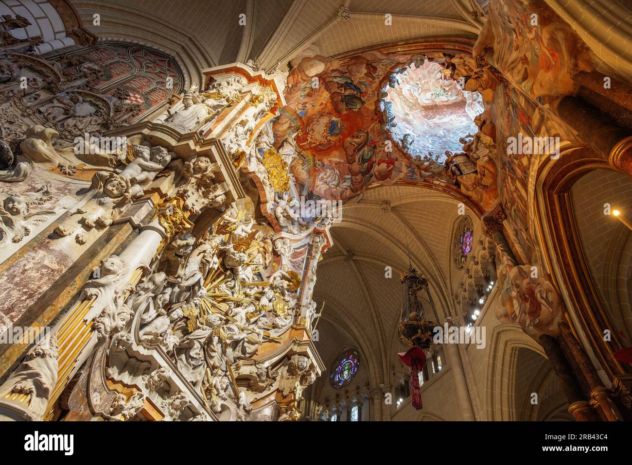Retable de la cathédrale de tolède Banque de photographies et d’images ...