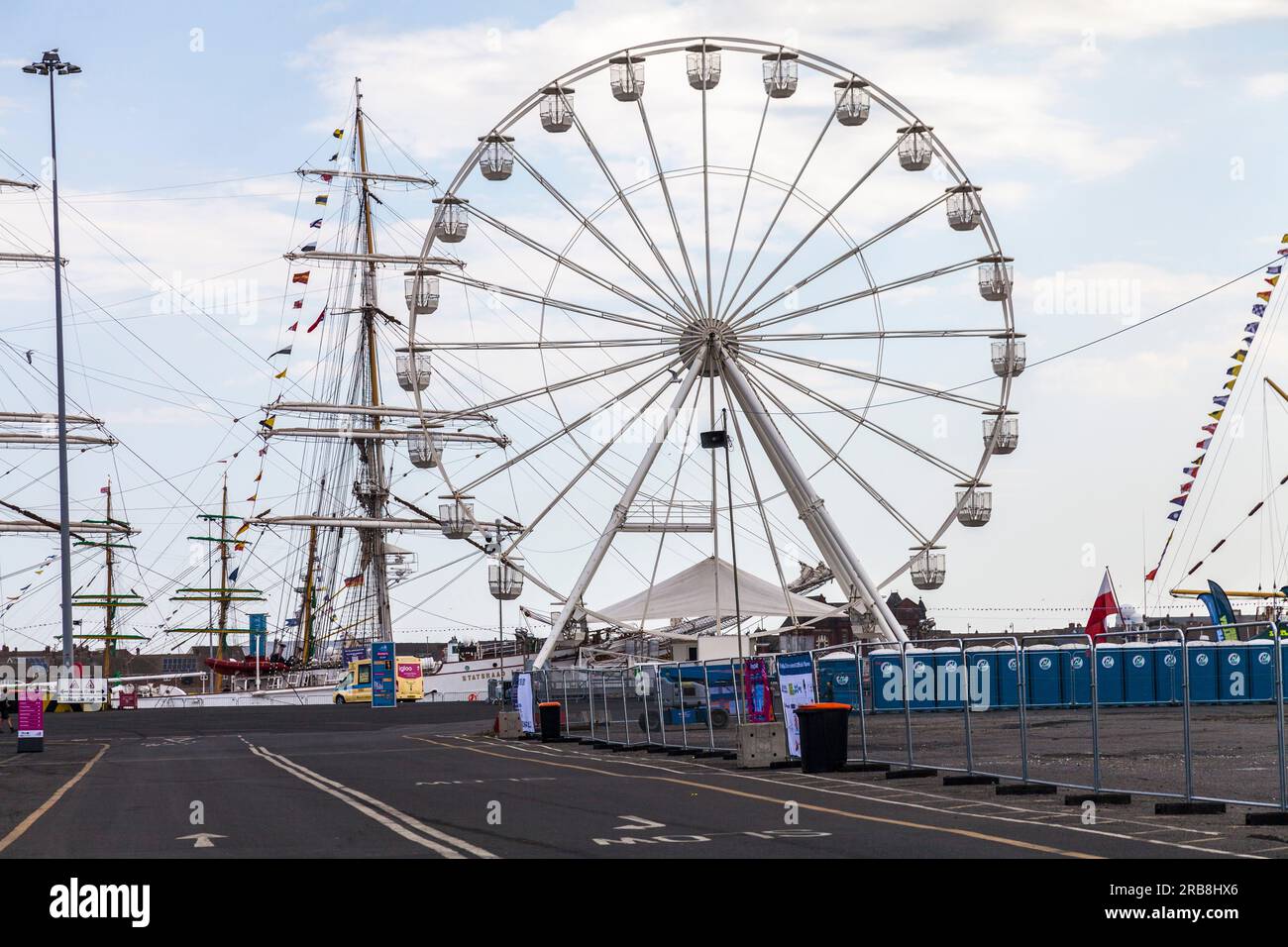 Hartlepool, Royaume-Uni. 8 juillet 2023. Les visiteurs attirés par le ...