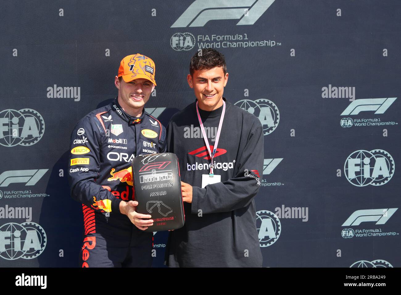 Pole position célébration Max Verstappen (NED) Redbull Racing RB19 et ...
