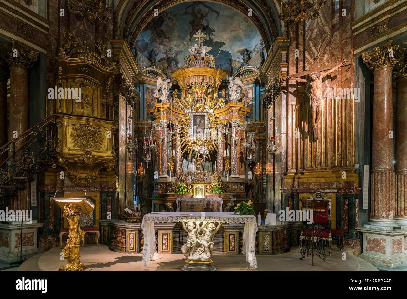 Basilique de santa maria della consolazione Banque de photographies et ...