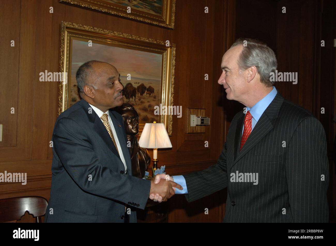 Le secrétaire Dirk Kempthorne rencontre au main Interior avec la ...