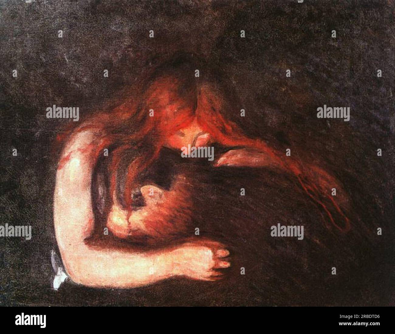 Edvard munch vampire Banque de photographies et d’images à haute ...