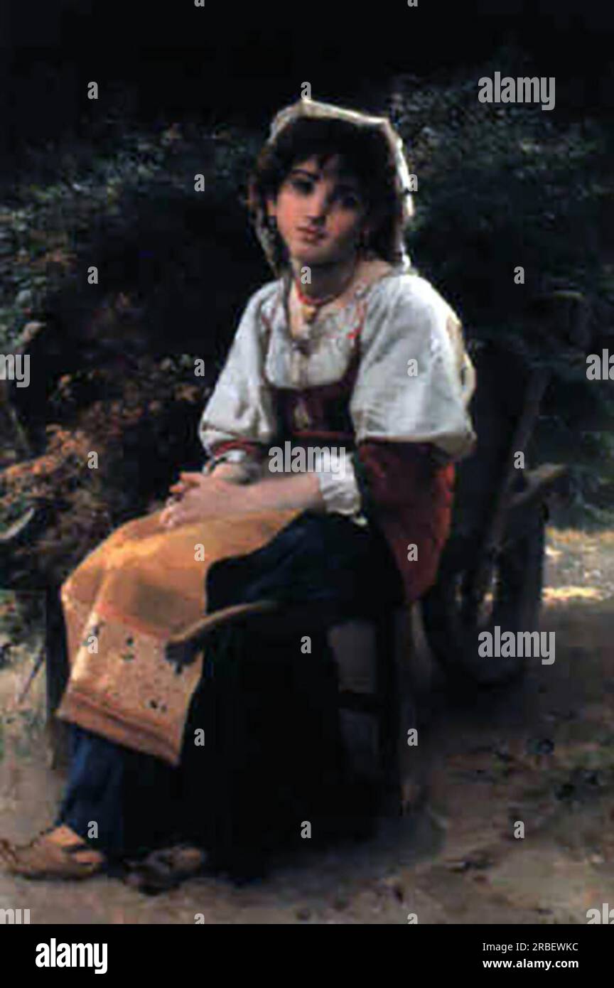 La brouette 1881 de Léon Bazile Perrault Photo Stock - Alamy