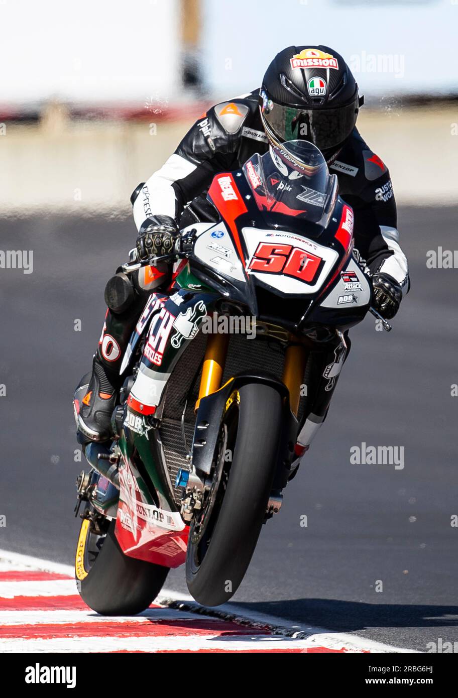 Juillet 08 2023 Monterey, CA, U.S.A Bobby Fong(50)sort du Turn 11 lors ...