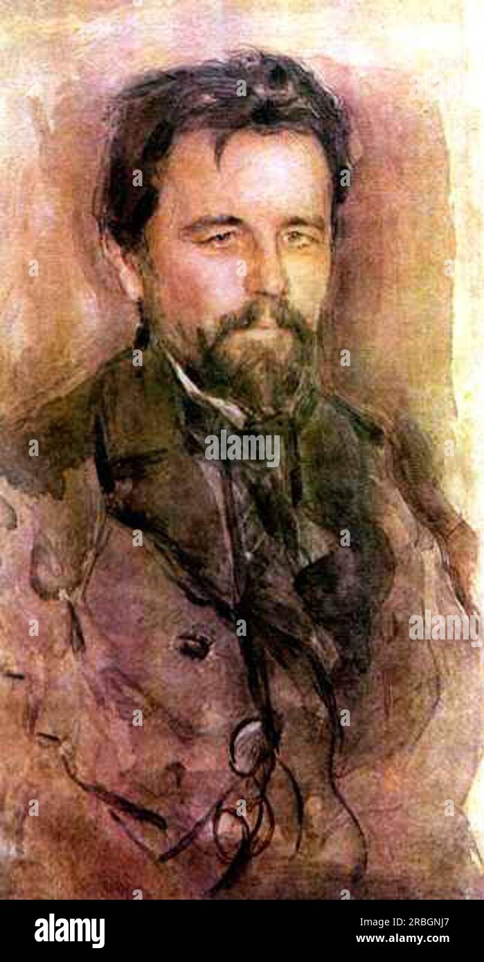 Portrait painting chekhov Banque de photographies et d’images à haute ...