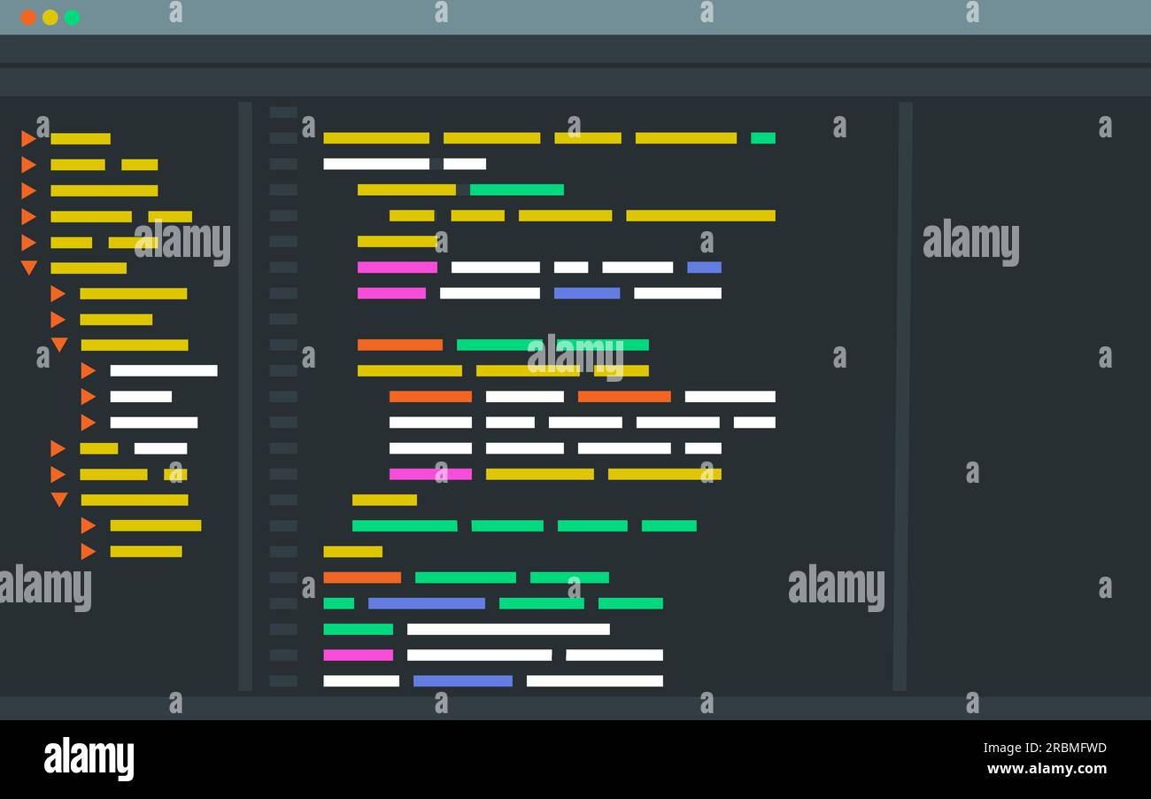 Langage de programmation informatique Banque d'images vectorielles - Alamy