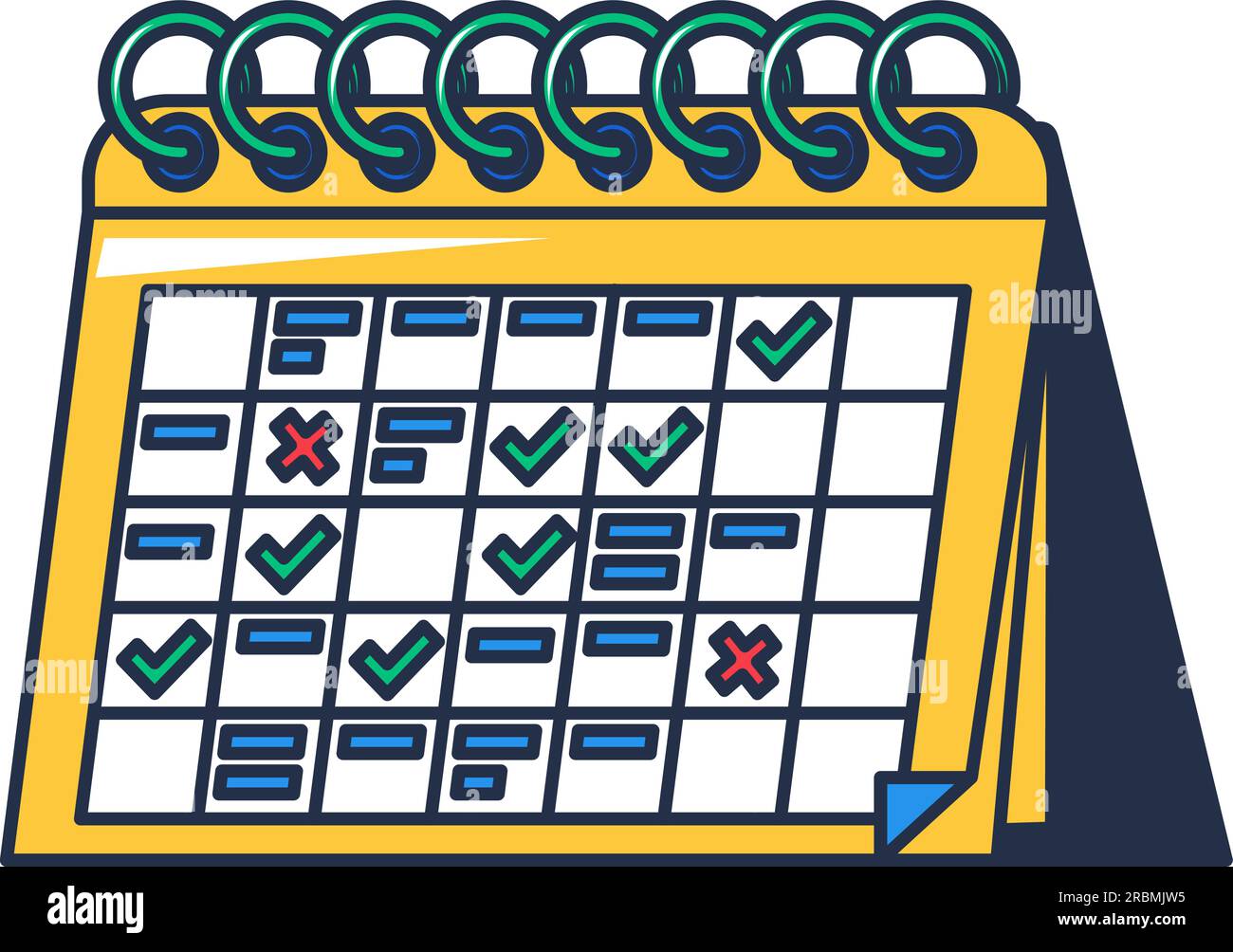 Jours ouvrables Banque d'images vectorielles - Alamy