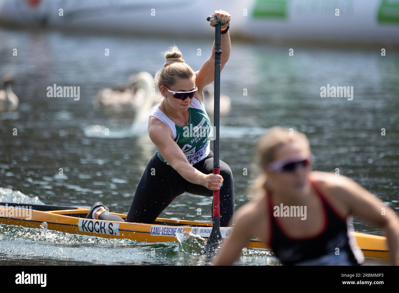 Sophie KOCH (Rheinbrueder Karlsruhe) action finale canoë C1 femmes ...