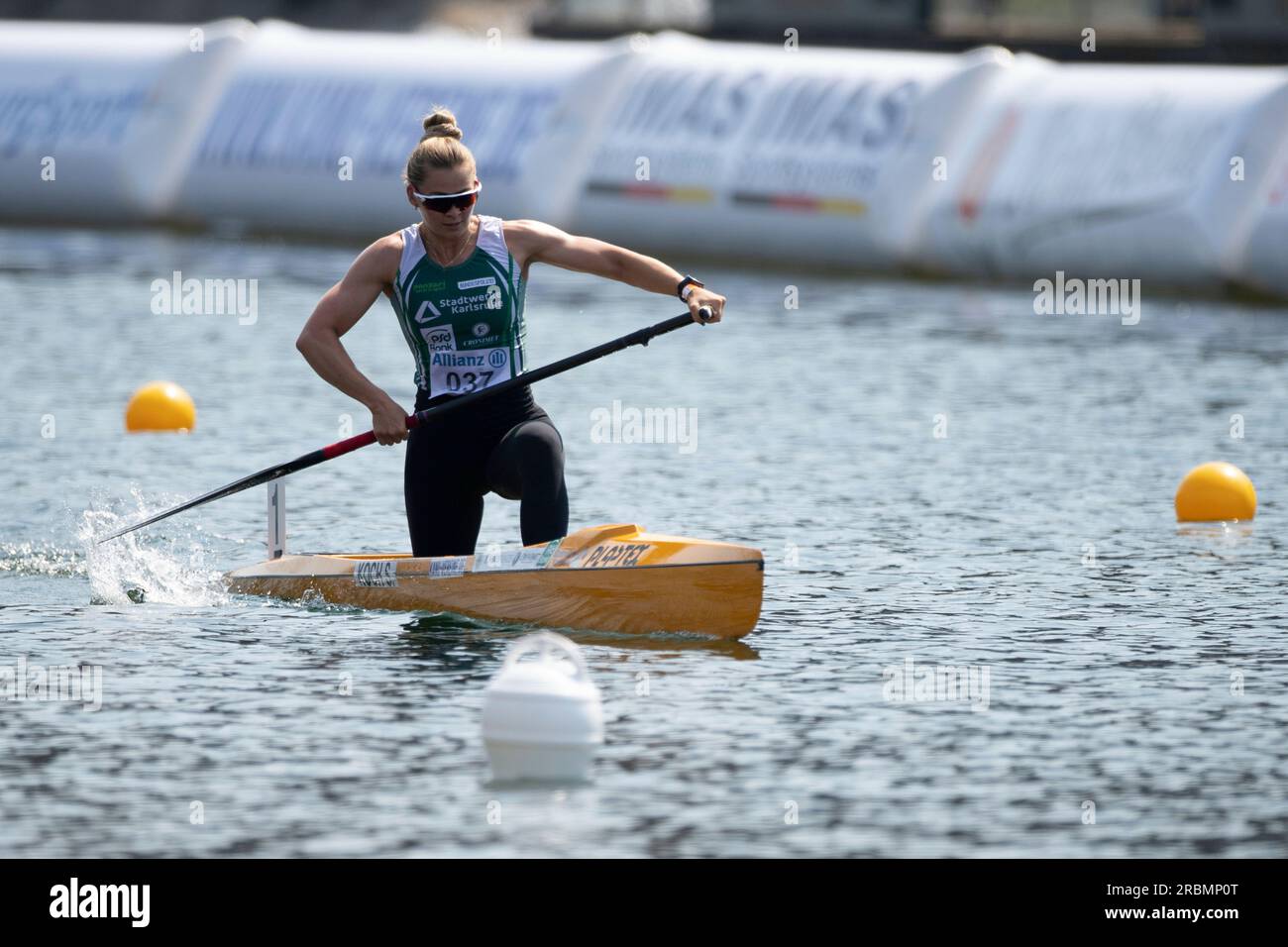 Sophie KOCH (Rheinbrueder Karlsruhe) action finale canoë C1 femmes ...