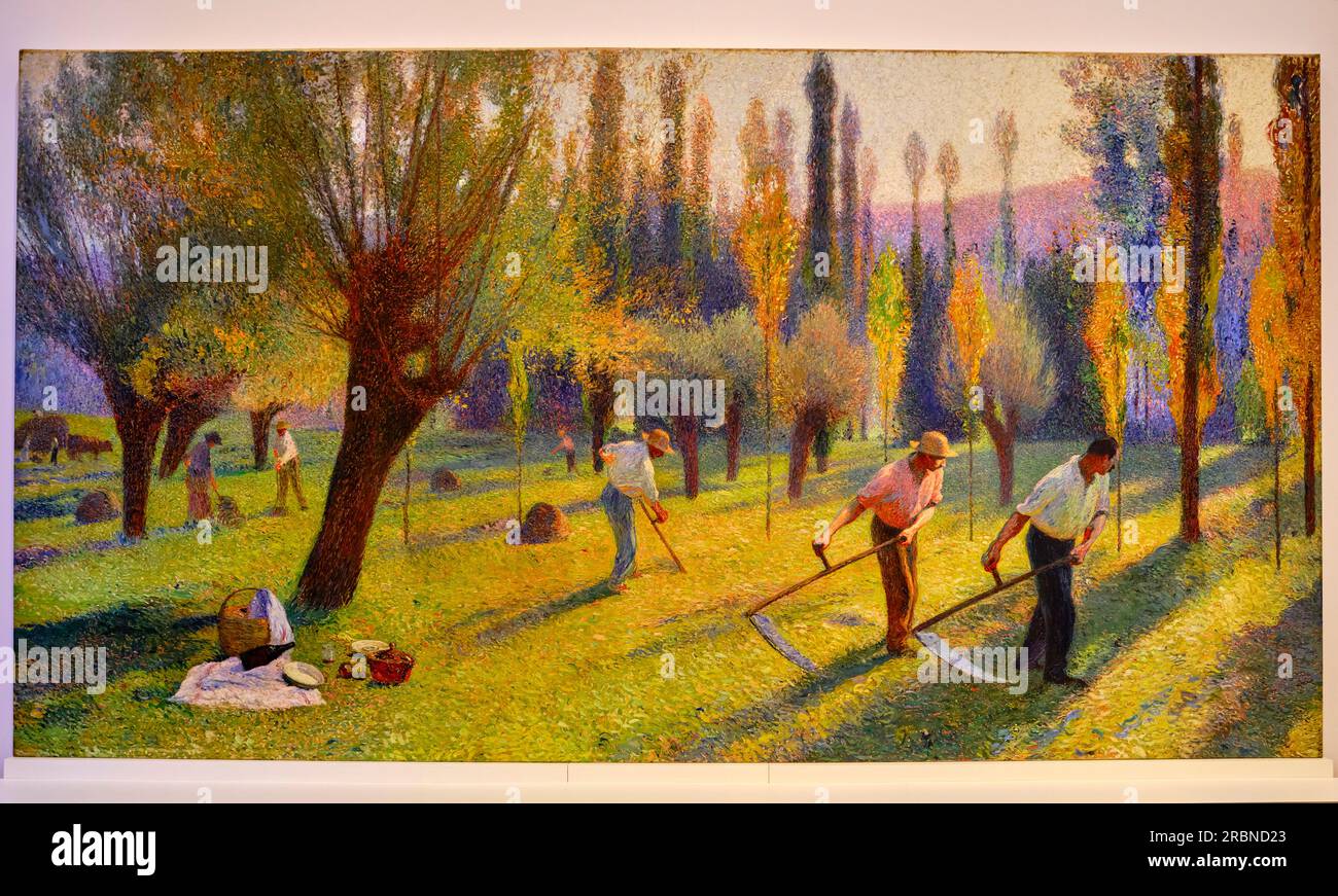 France, Lot (46), Cahors, Musée Henri Martin, la Fenaison Photo Stock - Alamy