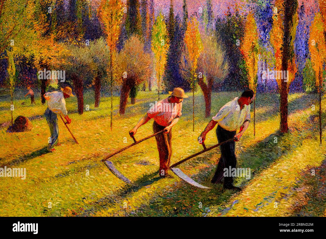 France, Lot (46), Cahors, Musée Henri Martin, la Fenaison Photo Stock ...