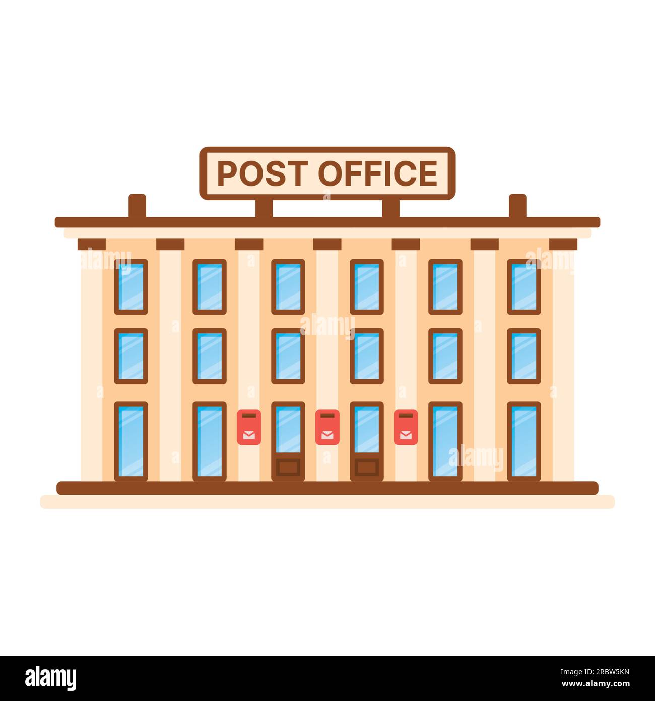 Poste nationale Banque d'images vectorielles - Alamy