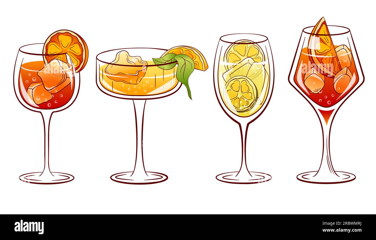 Verre de limoncello spritz Banque de photographies et d’images à haute ...