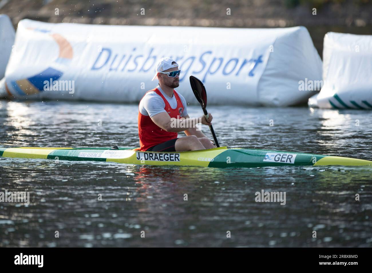 Jonas DRAEGER (KC Dresden) action finale canoë K1 hommes canoë ...