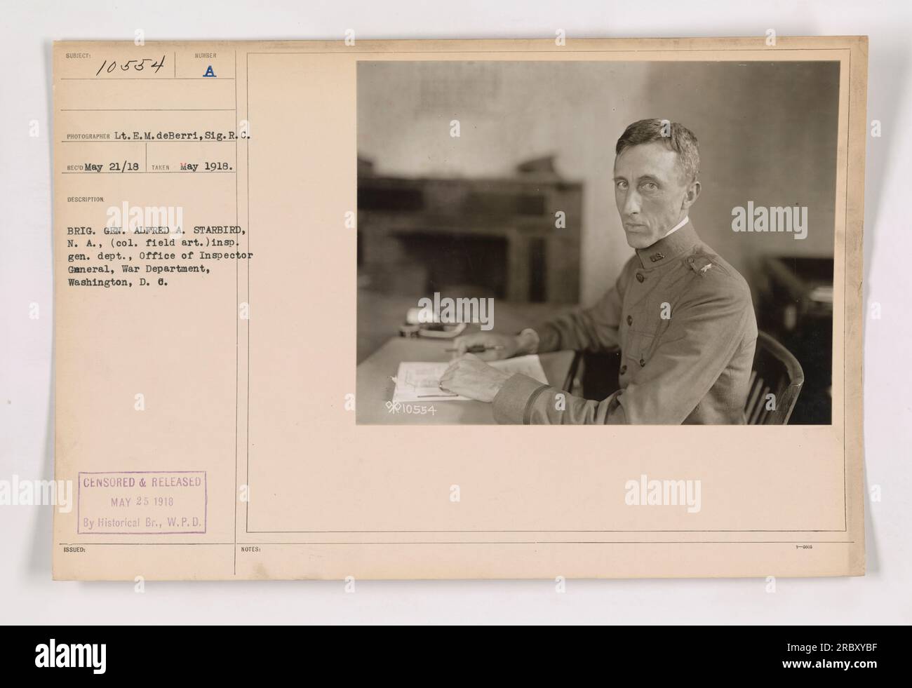 Brig gen alfred un starbird Banque de photographies et d’images à haute ...