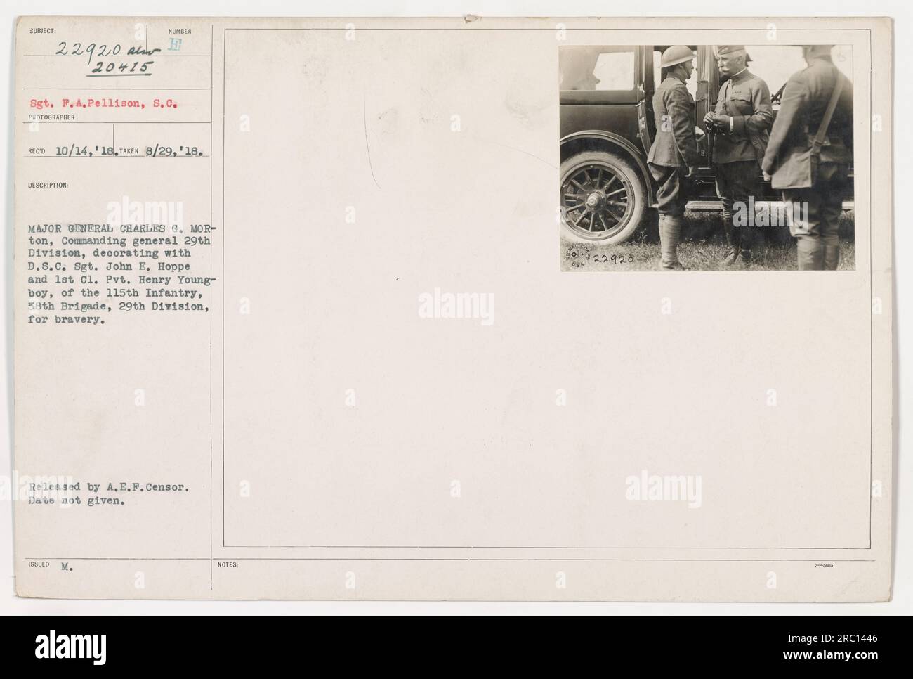 Pvt henry jeune Banque de photographies et d’images à haute résolution ...