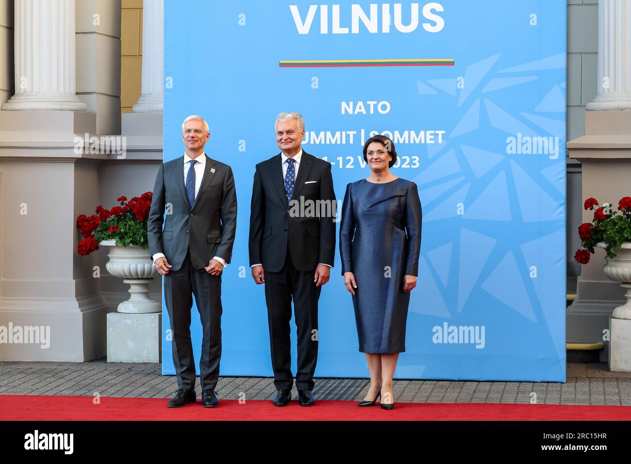 Vilnius, Lituanie. 11 juillet 2023. Président de la Lituanie, Gitanas ...