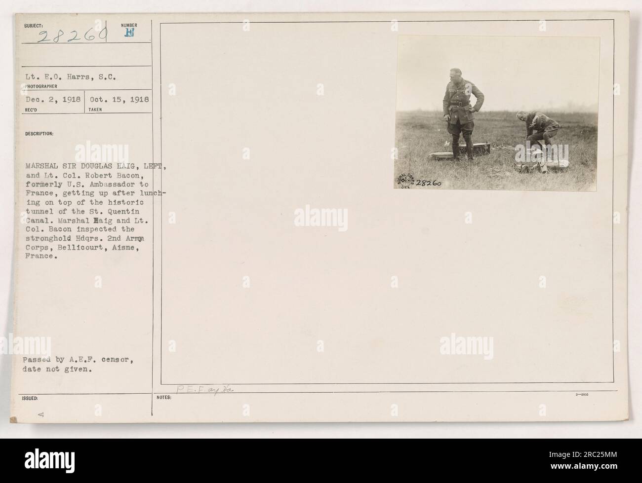 Lt col robert bacon Banque de photographies et d’images à haute résolution - Alamy