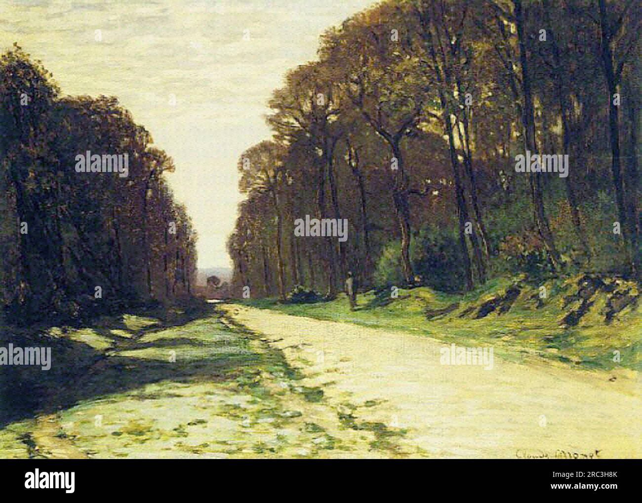Claude monet fontainebleau forest Banque de photographies et d’images à ...