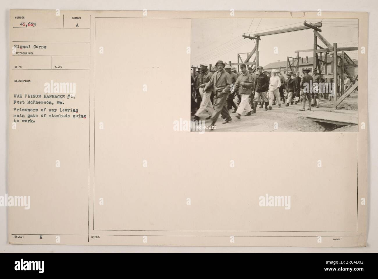 Uniformes de caserne de prison de guerre Banque de photographies et d ...