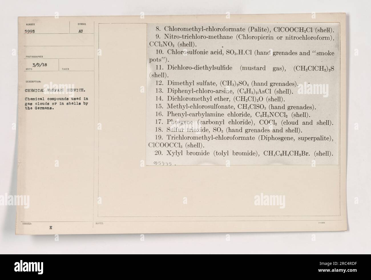 Acide chlorosulfonique Banque de photographies et d’images à haute ...