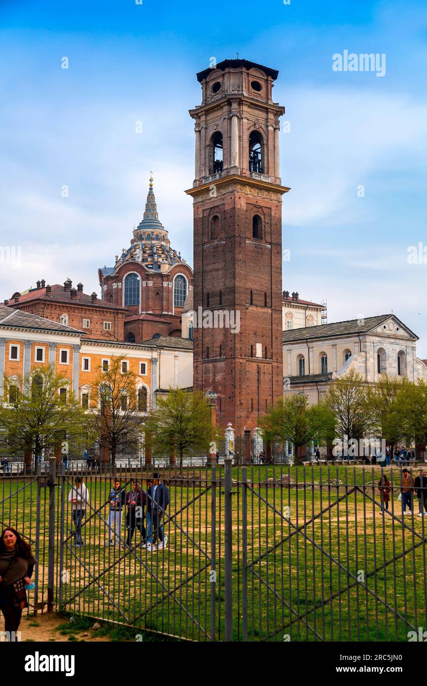 Turin, Italie - 27 mars 2022 : Cathédrale de Turin, Cattedrale di San ...