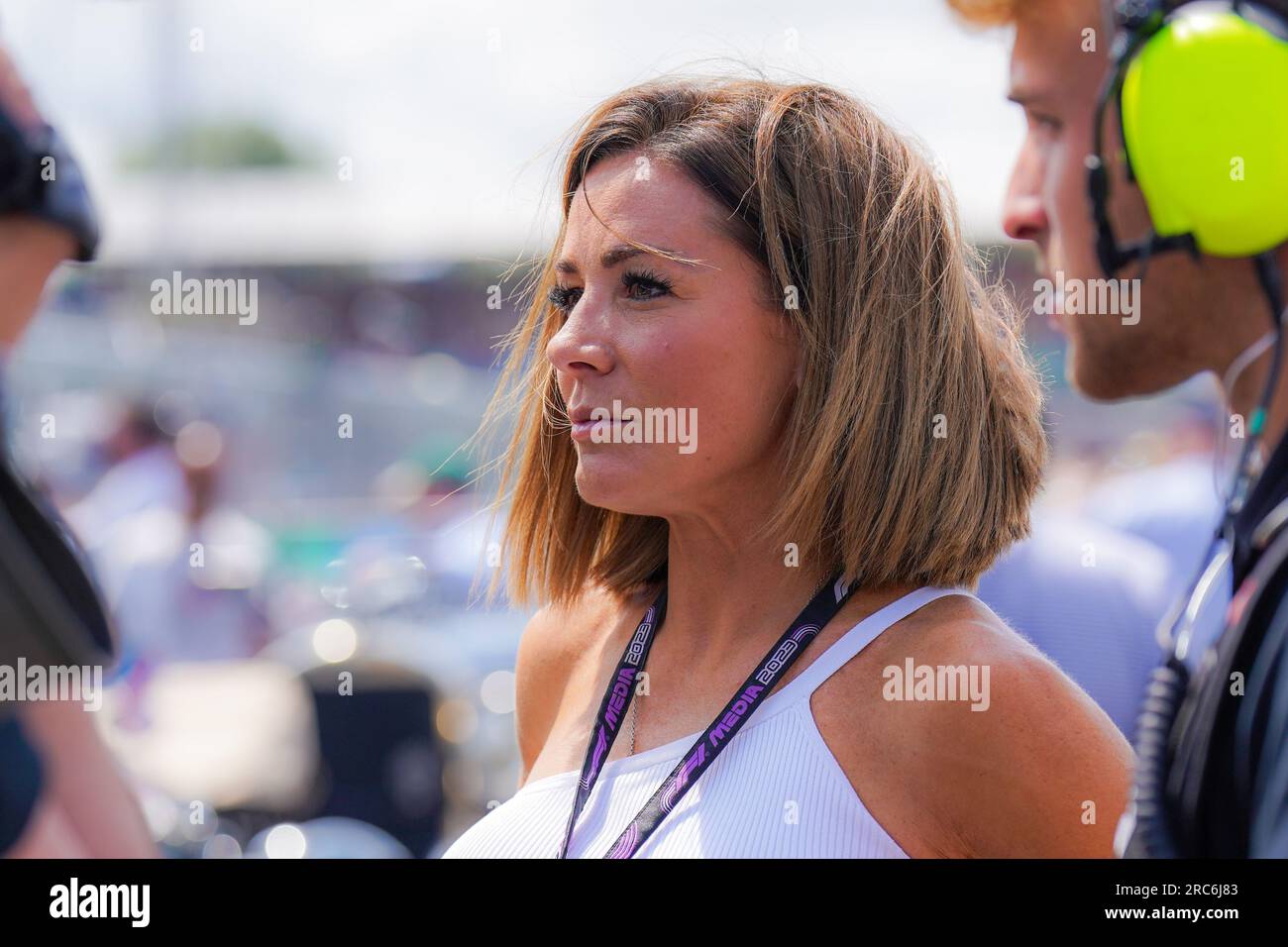 Natalie Pinkham, Sky Sports F1, lors du FORMULA 1 ARAMCO BRITISH GRAND ...